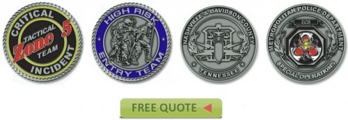 Custom Law Enforcement Challenge Coins | CCL