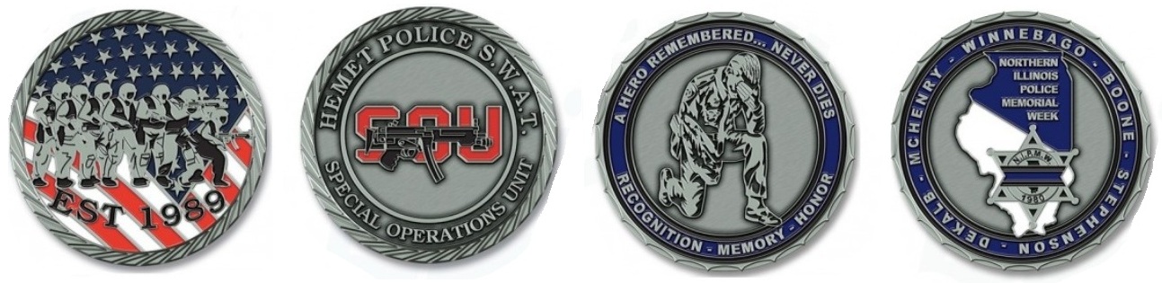 Custom Law Enforcement Challenge Coins | CCL